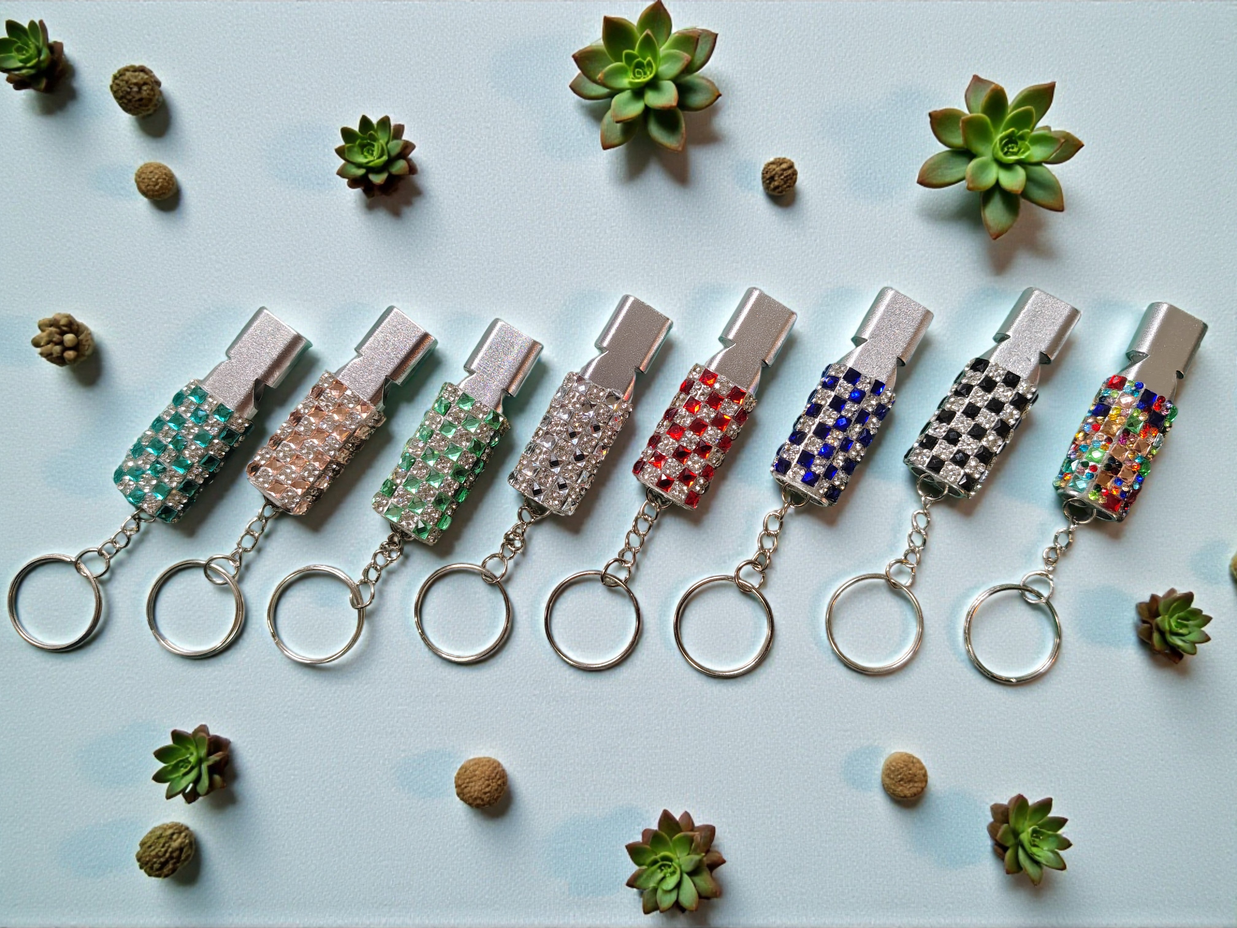 "NEW" SURVIVAL WHISTLE - CRYSTAL COLLECTION – SKY IMPORT COMPANY